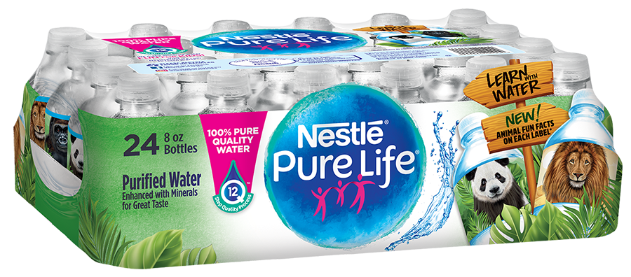 8 oz Mini Purified Bottled Water | Nestlé Pure Life